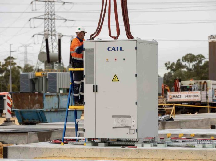 First CATL batteries installed in WA’s biggest utility scale storage ...