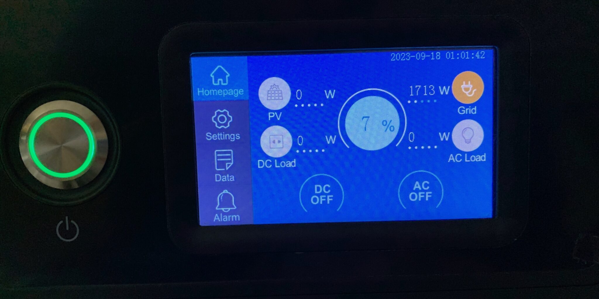Charging Bluetti EP500 Energy Storage System With Solar Panels & Grid ...